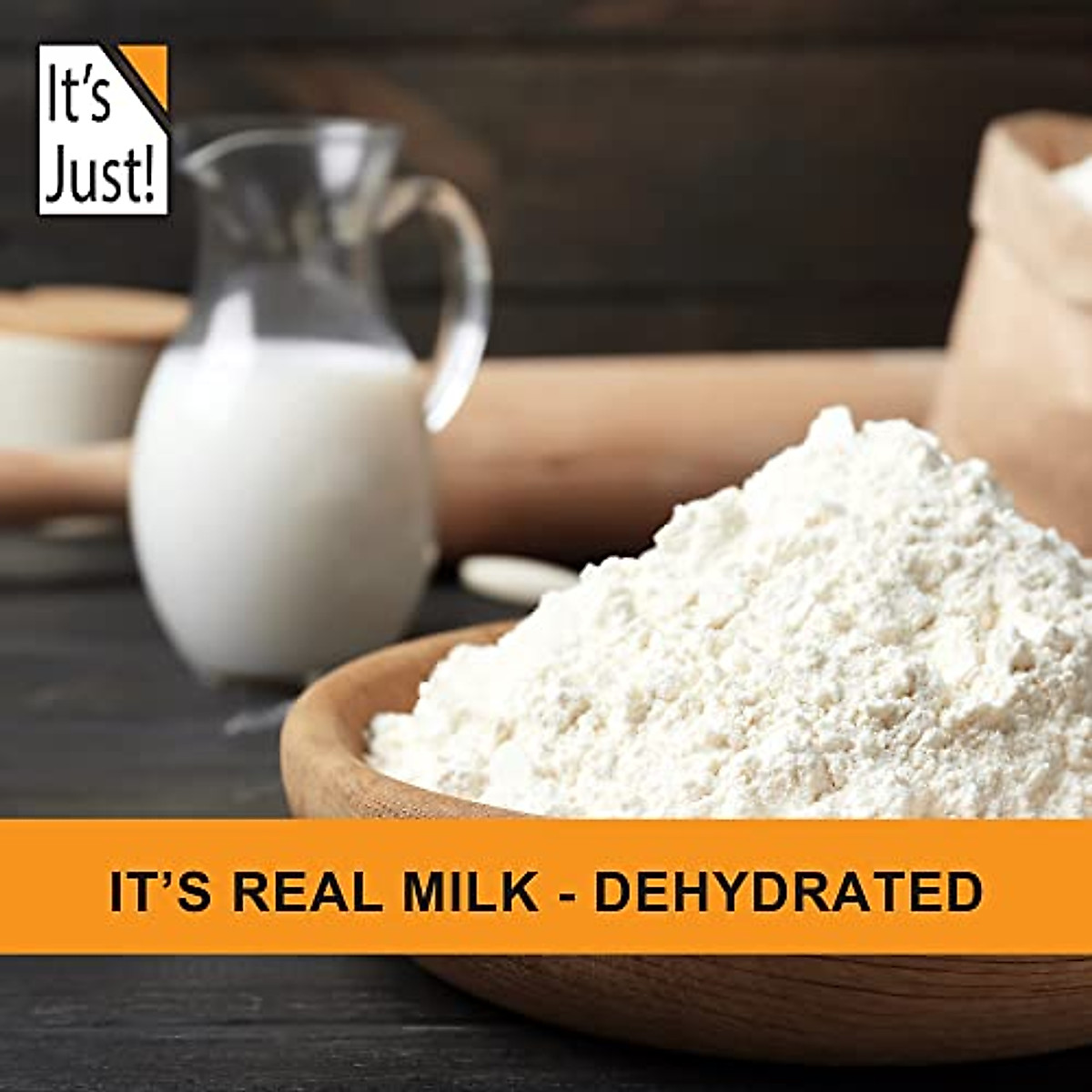 It's Just - Whole Milk Powder, Real Dried Milk, Just Add Water, 32oz