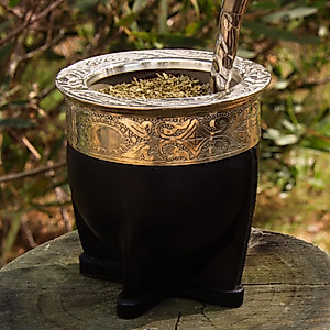 TheBmate Premium Bombilla Mate (Mate Straw) – Yerba Mate Bombillon Straw - Crafted German Silver (Alpaca) Bombilla Straw - Handmade in Uruguay – Cleaning Brush included