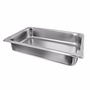 American Metalcraft Ensemble Rectangular Chafer Food Pan Only,Silver