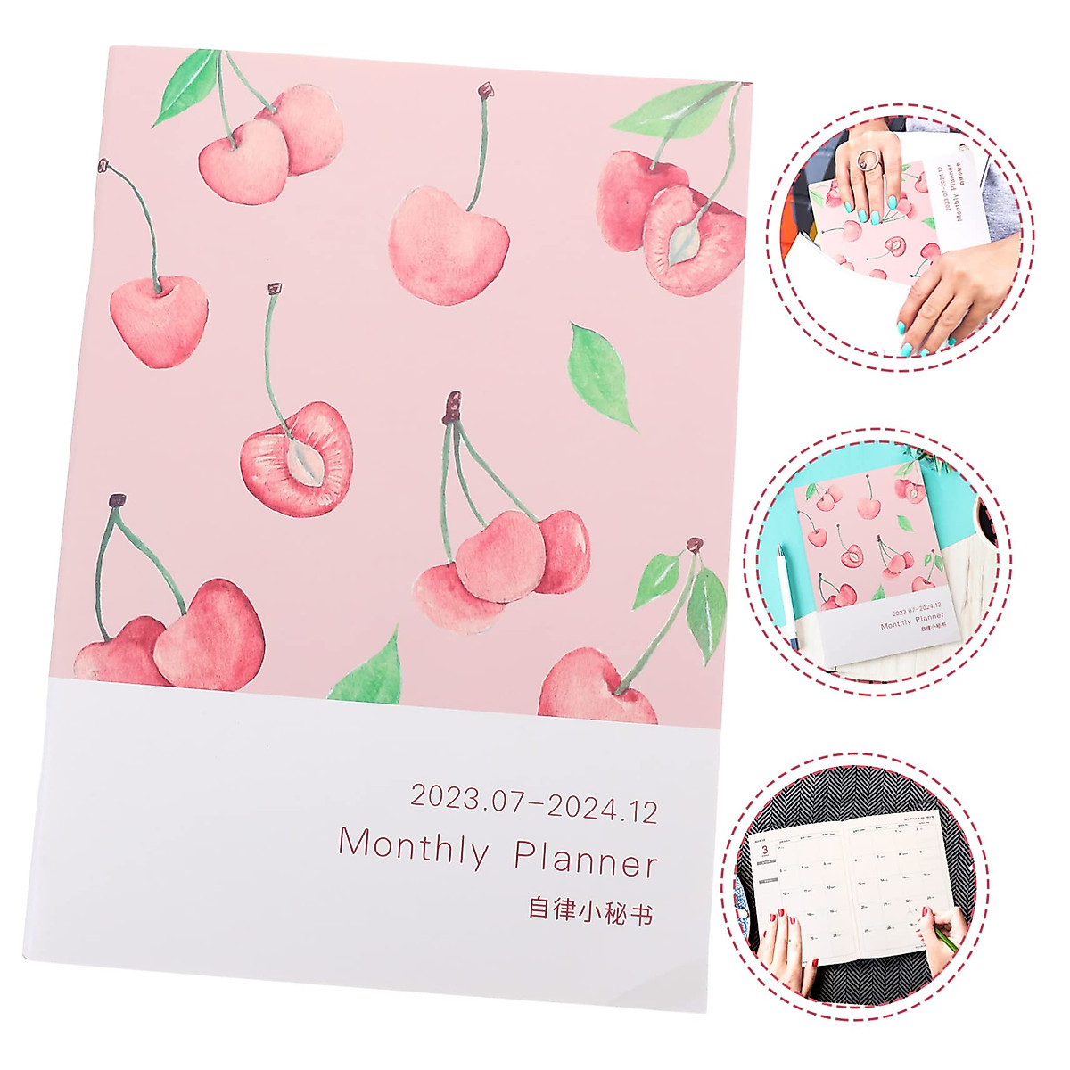 Tofficu 5pcs Calendar Planner Workout Calendar 2023 Budget Notepad Appointment Planner Diary Notepad Planner Notebook 2023-2024 Planner Monthly Planner Paper Dating Calendar Book Pocket