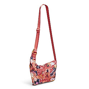 Vera Bradley Women's Recycled Lighten Up Reactive Crossbody Sling Purse, Rosa Agate, One Size