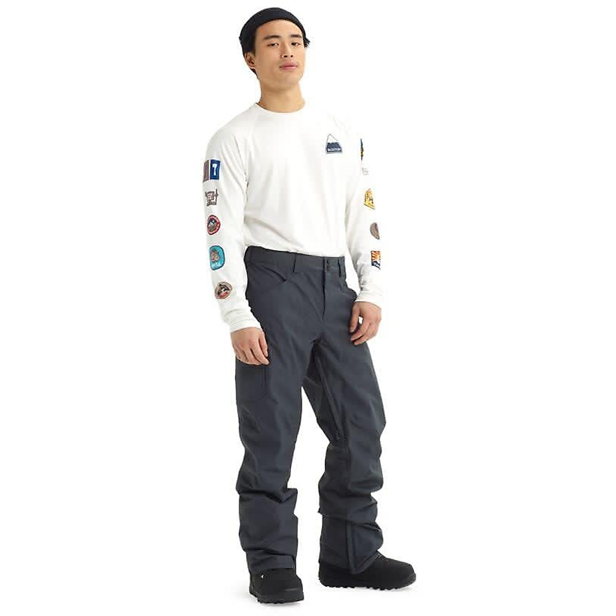 Burton Mens Covert Pant, Iron, Small