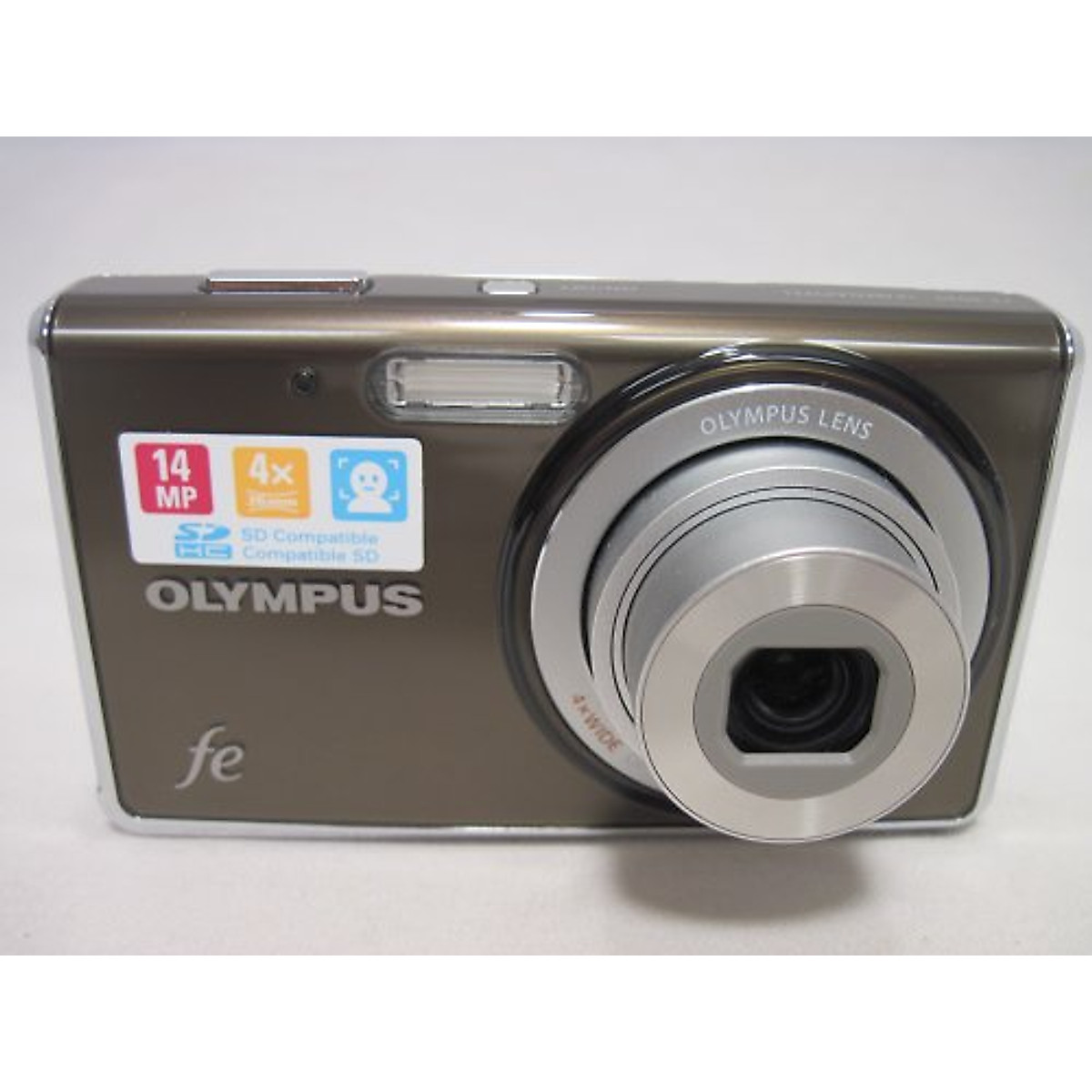 Olympus FE-4020 Digital Camera Gray, 14MP, 4X Wide