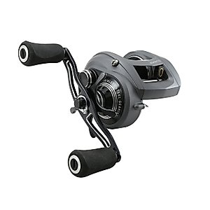 Okuma Komodo SS 300 Size Aluminum Frame Stainless Steel Gears Low Profile Baitcaster- KDS-371, Black