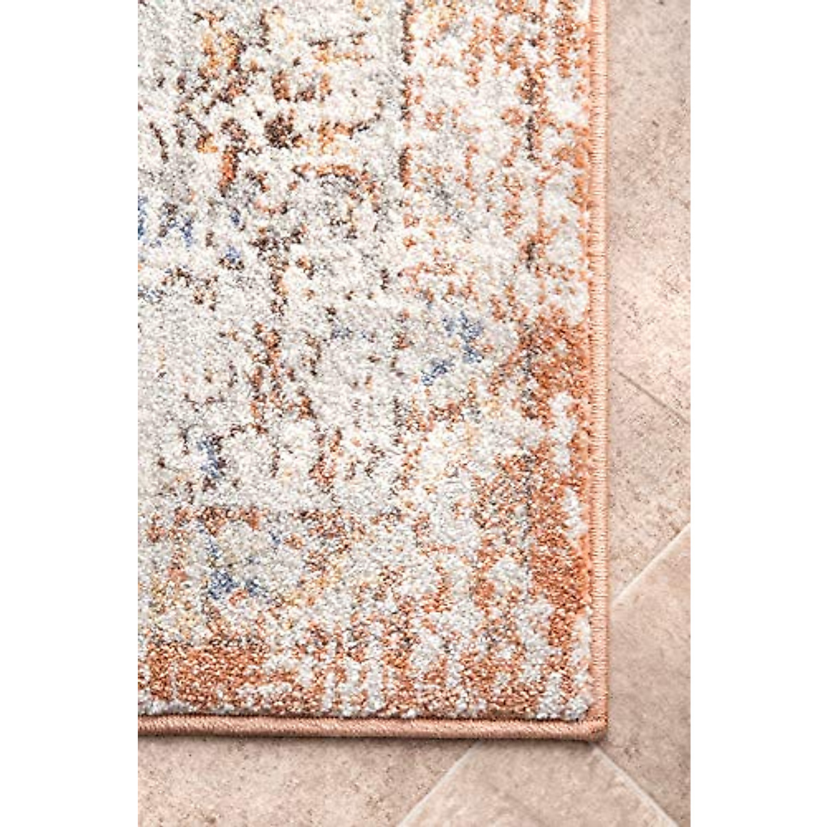 nuLOOM Vintage Kate Medallion Area Rug, 8 ft x 10 ft, Beige
