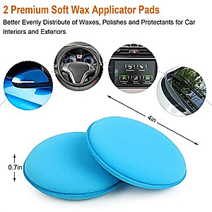 WANTERONG 23Pcs Car Detailing Brush Kit: Car Detailing kit, Auto Detailing Drill Brush Set, Car Detailing Brushes Wash Kit, Car Cleaning Tools Kit for Automotive Interior Exterior Wheel Rim Dashboard