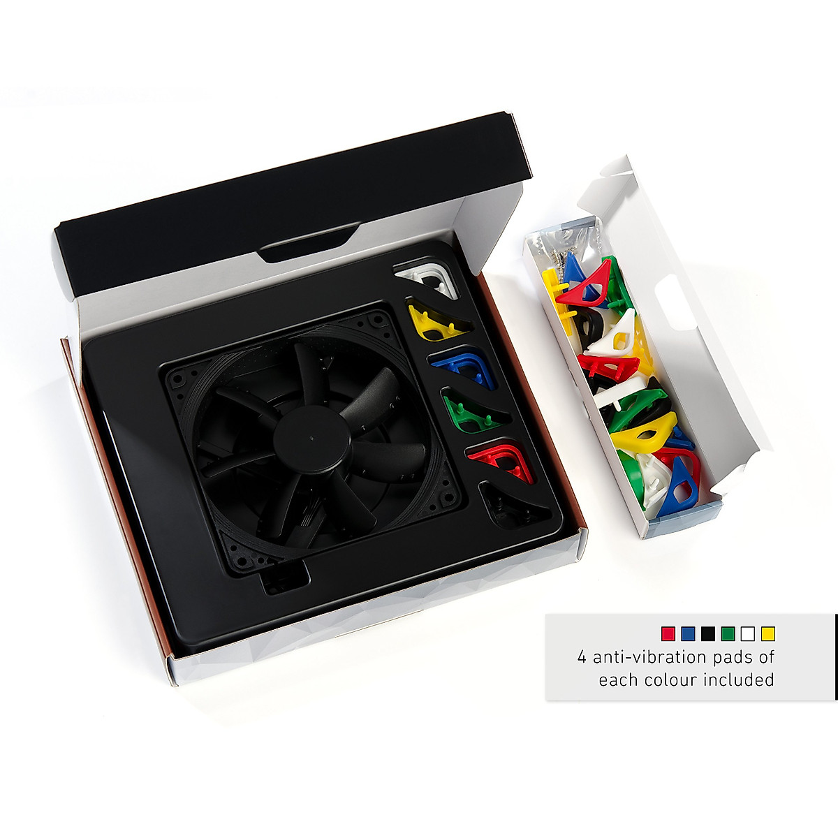 Noctua NF-S12A PWM chromax.Black.swap, Premium Quiet Fan, 4-Pin (120mm, Black)