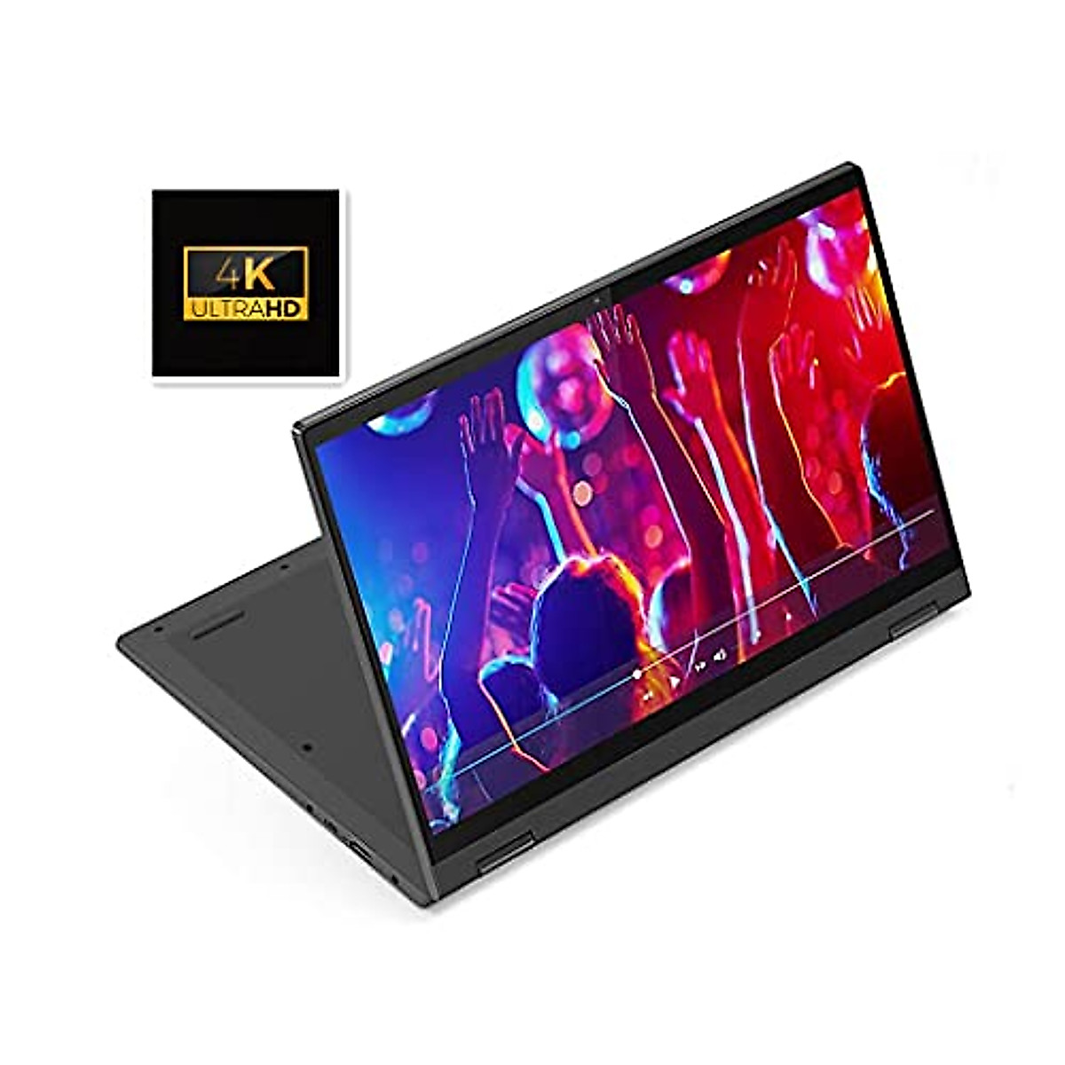 Lenovo Flex 5 2-in-1 Laptop, 15.6" 4K UHD (3840x2160) IPS 500nits Touch Display, Intel i7-1165G7, NVIDIA GeForce MX450, Type-C, Backlit KB, Fingerprint, Wi-Fi 6, Win 11 Pro (16GB RAM | 1TB PCIe SSD)