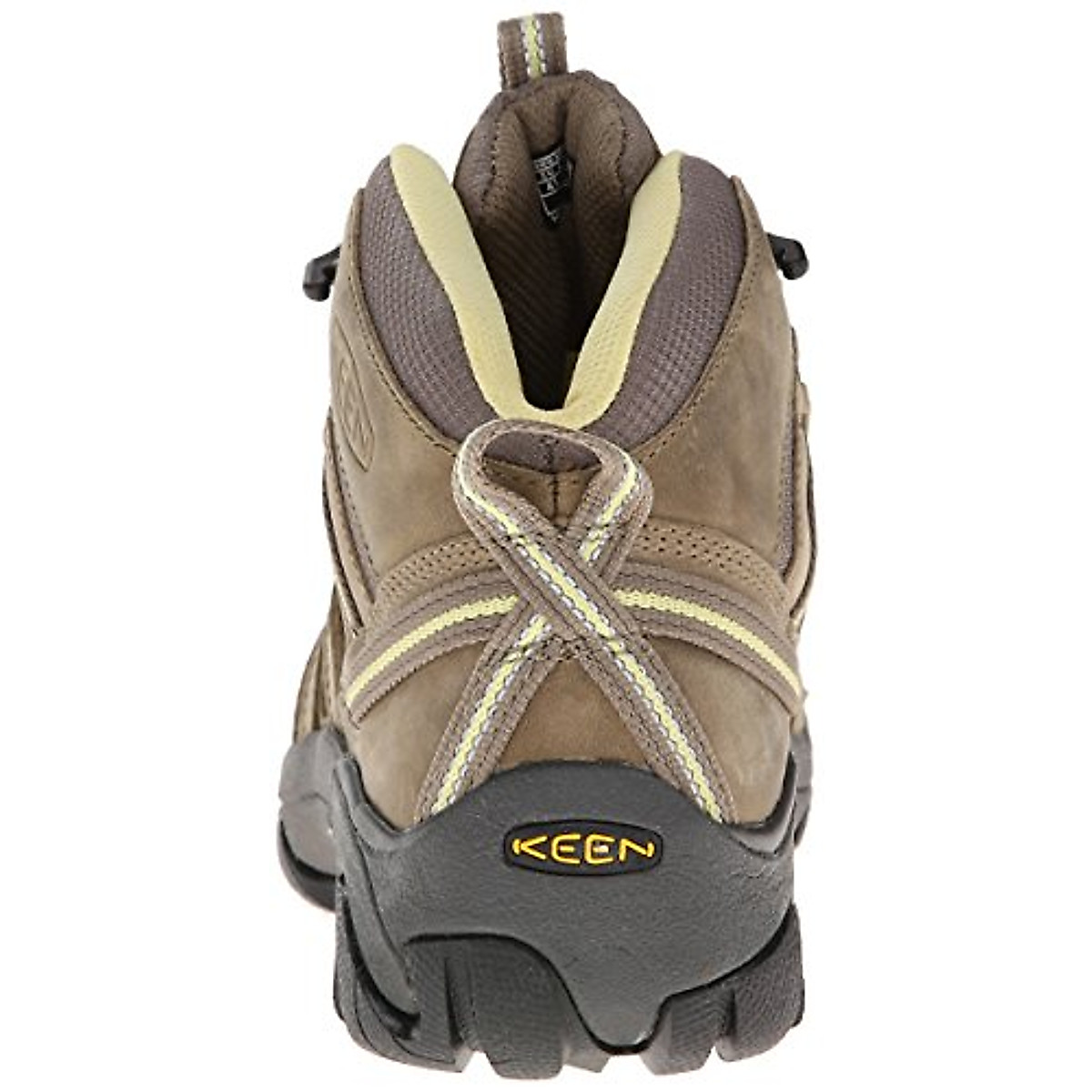 KEEN Women's Voyageur Mid Height Breathable Hiking Boots, Brindle/Custard, 9 Medium US