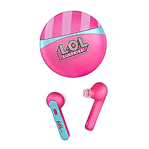 L.O.L. Surprise! Wireless Earbuds for Kids w/ 3D Stereo Sound & Built-in Mic