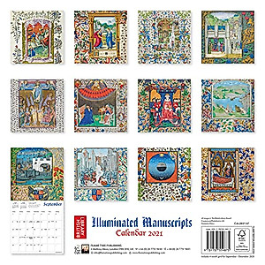 British Library - Illuminated Manuscripts Wall Calendar 2021 (Art Calendar)