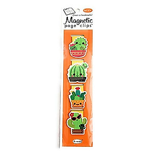 Re-Marks Cute Cactus in Bowls Magnetic Page Clips