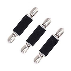 MJartoria Fit Dress Cinch Clips Back Cinch Set, Scarf Retro Cardigan Collar Shirt Shawl Coat Sweater Clips for Women (Black)