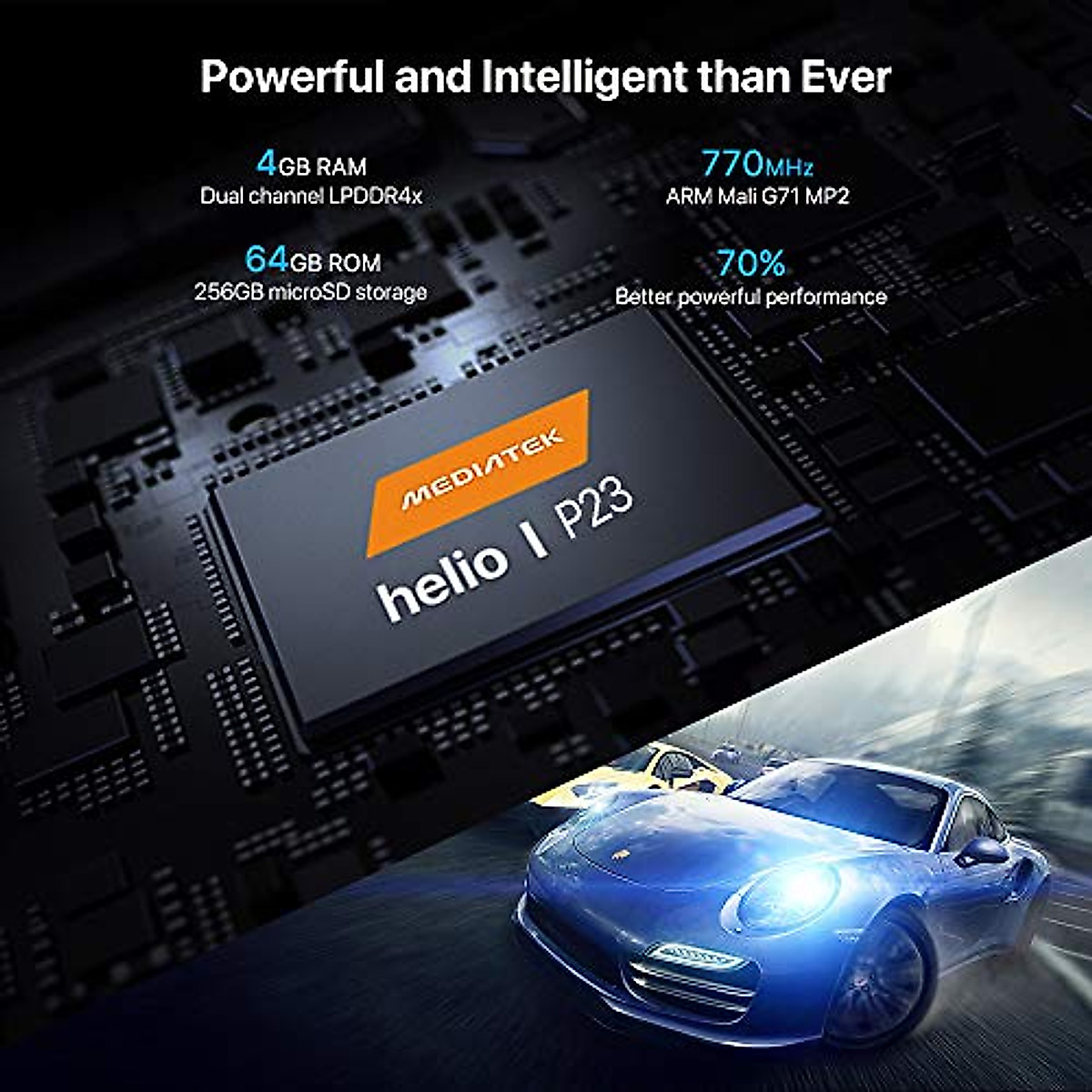 UMIDIGI Z2 Special Edition- 4GB RAM+64GB ROM Unlocked Cell Phone - 6.2" FullView Display（19:9 Ratio - Dual Sim 4G Volte Unlocked Smartphone -16MP+8MP Dual Camera - 3850mAh Battery(Fantastic)