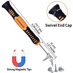 Screwdriver Set 20 PCS Cellphone Repair Tool Small Magnetic Kit with Phillips Flathead Pentalobe Torx Opening Pry for iPhone Mac iPad Samsung