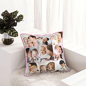 ARDDIS Custom Pillow case Personalized Pillowcase Double Side Print Customized Pillow Cover with Pictures,Photo,Text Decorative Pillows
