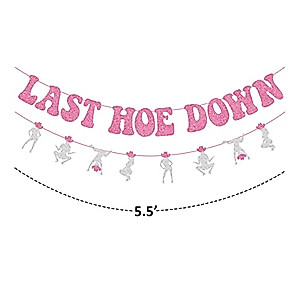 Space Cowgirl Last Hoedown Banner for Nash Bash Nashville Bachelorette Party Western Cowgirl Last Rodeo Bachelorette Party Decorations