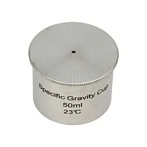 50ml Paint Density Specific Gravity Cup Stainless Steel Paint Density Determiner Pycnometer