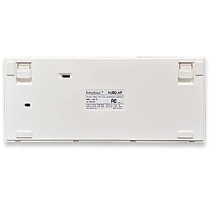 NJ80-AP Wireless Mechanical Keyboard with Knob Bluetooth 5.0/2.4G/Wired Connection 75% Hot Swappable Custom RGB Programmable Gaming Keyboard with PBT Keycap for Win Mac