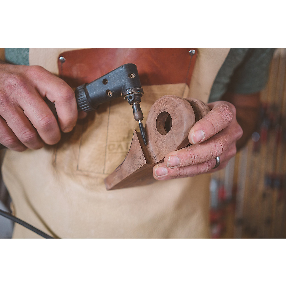 Kutzall Original Taper Rotary Burr, 1⁄8" Shaft, Coarse - Woodworking Attachment for Dremel, Foredom, DeWalt, Milwaukee. Abrasive Tungsten Carbide, 1⁄8" (3.1mm) Head Dia. X 7⁄8" (22.2mm) Length, T-18-E