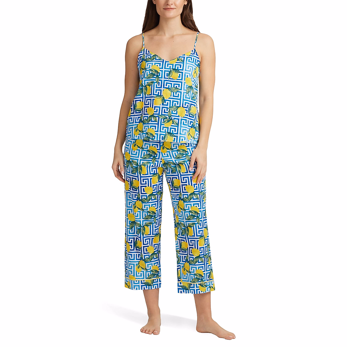 Bedhead PJs Cami Cropped Pajama Set Make Lemonade LG (US 12-14)