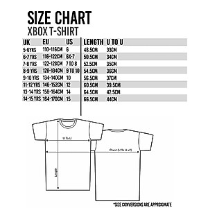 Xbox T-Shirt Boys Kids Black Green Game Console Logo Clothing Top 11-12 Years