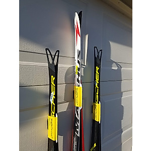 MagSkiTie - 3 Pair- Cross Country Ski Tie Strap Magnetic Nordic Ski Tie Skate Ski Tie Classic Ski Tie Ski Clip Ski Holder The Best Nordic Ski Tie Solution No More Falling Skisi