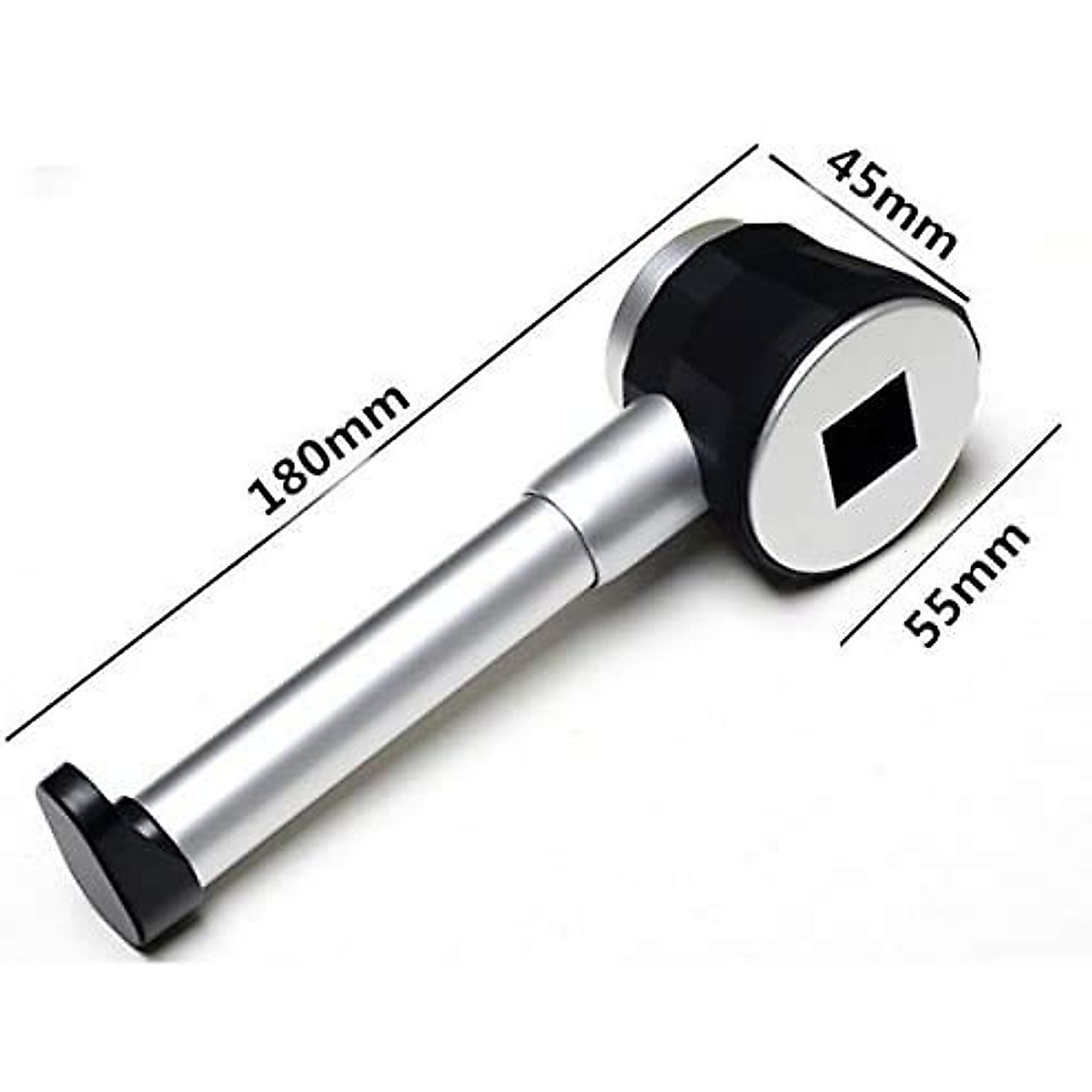 10X Handheld LED Optical Glass Magnifier with Scale Magnifying Jewelry Loupe