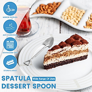 20 Pack Shovel Shape Demitasse Espresso Spoons, 4.7 Inches Stainless Steel Mini Coffee Spoons, Small Spoons for Dessert,Tea, Appetizer, Party Supplies