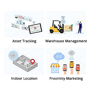 Feasycom Dialog DA14531 chip 10 Years Battery Life Waterproof BLE 5.1 Could be Fixed Beacon Eddystone iBeacon Tag Support Android & iOS Devices