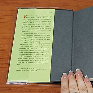 Vista-Gloves Slip-On Book Covers - Fits Up To 7 1/2 Inch H Book- 10 Pack