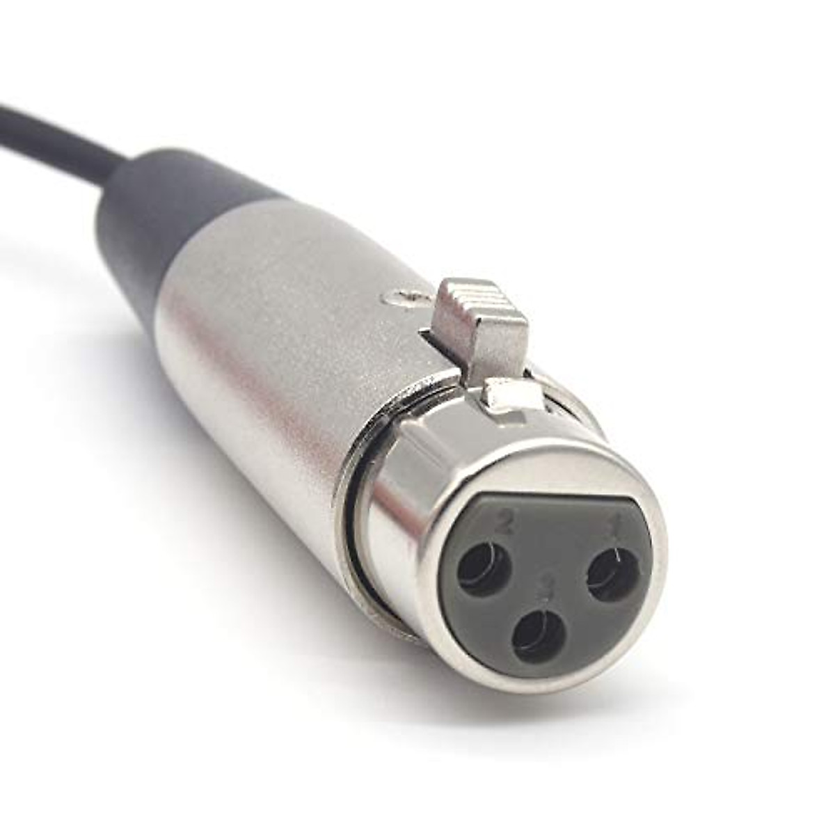 SiYear Mini -XLR Male to XLR Female Plug Microphone Cable for Blackmagic Pocket 4K Camera Video Assist 4K, Mini XLR 3 Pin Pro Lapel Audio Cable (5FT/1.5M)