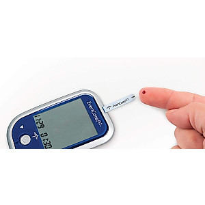 Medline EvenCare G2 Blood Glucose Test Strips, Self-testing with G2 Monitoring System, 6 Second Results, 50 Count (Pack of 12)