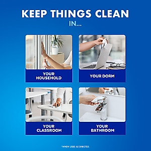 Lysol Disinfectant Wipes Multi-Surface Antibacterial Cleaning Wipes For Disinfecting and Cleaning Lemon and Lime Blossom 80 Count (Pack of 2)