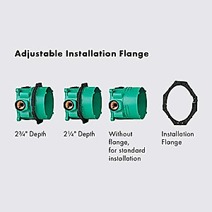 Hansgrohe Rough, iBox Universal Plus with Service Stops, ¾", 01850181