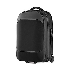 NOMATIC Navigator Carry-On 37L w/ 8L Built-In Expansion - Anti-Theft Carry-On for Airplane Travel - Premium Hardshell Roller Luggage, 17" Laptop Compartment, Black