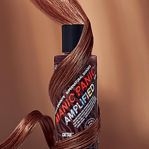 MANIC PANIC Cattail Medium Brown Hair Dye - Supernatural - Semi Permanent Mid-toned Chocolate Brown Hair Color For Women And Men - Vegan, PPD & Ammonia Free (4oz)