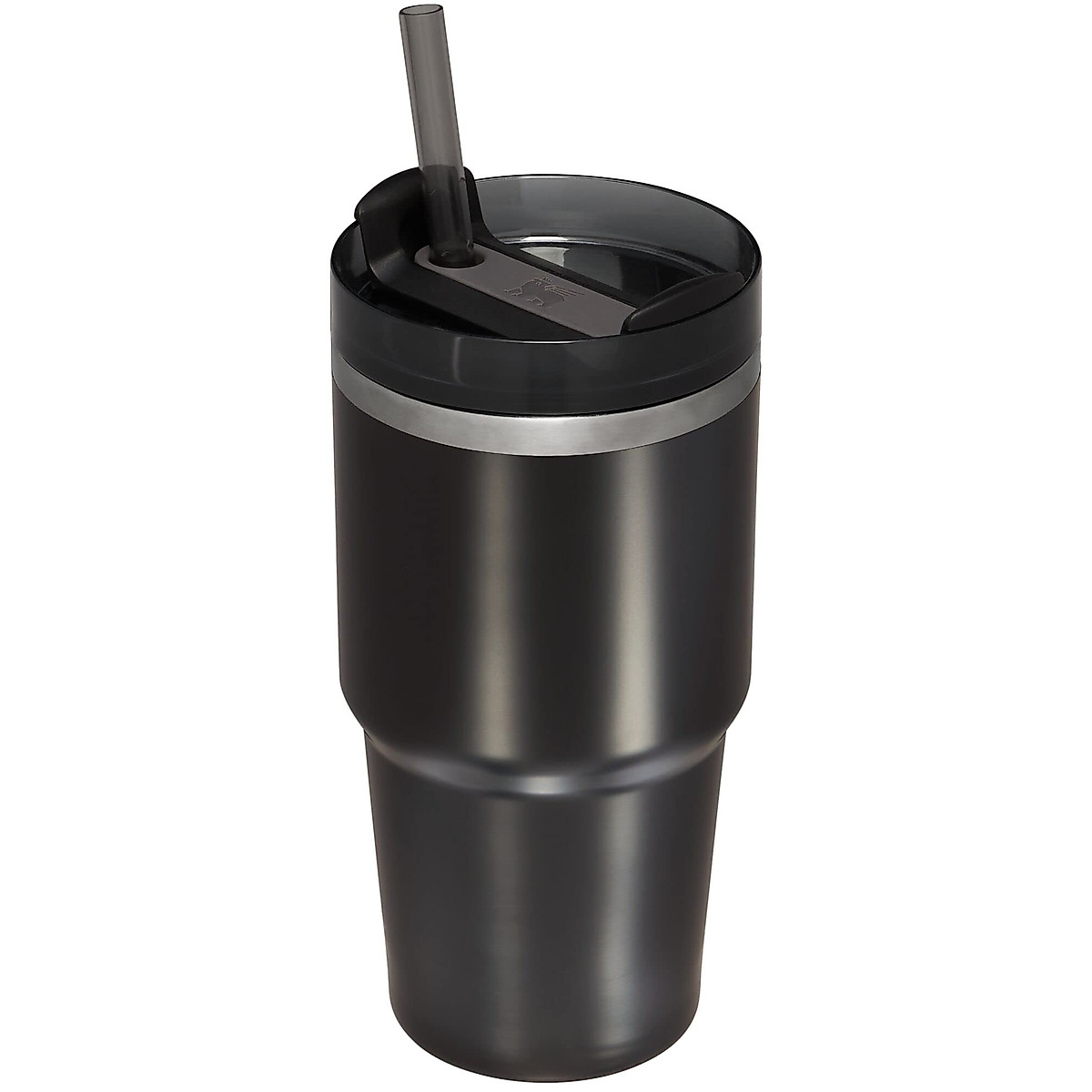 Stanley Quencher H2.0 Tumbler with Straw 20 oz | Flowstate 3-Position Lid | Cup Holder Compatible for Travel | Insulated Stainless Steel Cup | BPA-Free | Black Glow