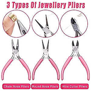 Yholin Jewelry Making Kits for Adults, Wire Wrapping Kit with Tools, Wire, Accessories for Making and Repair