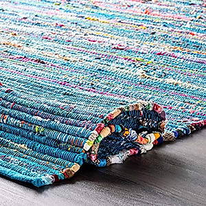 nuLOOM Sabina Stripes Area Rug, 7' 6" x 9' 6", Blue