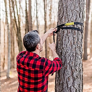 ELK Single Hammock with Tree Straps - Lightweight Parachute Nylon for Outdoor Adventures (Black/Gray, Single)