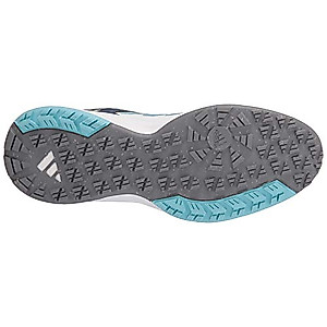 adidas Women's Golf Shoe, White/Hazy Sky/Crew Navy, 8.5