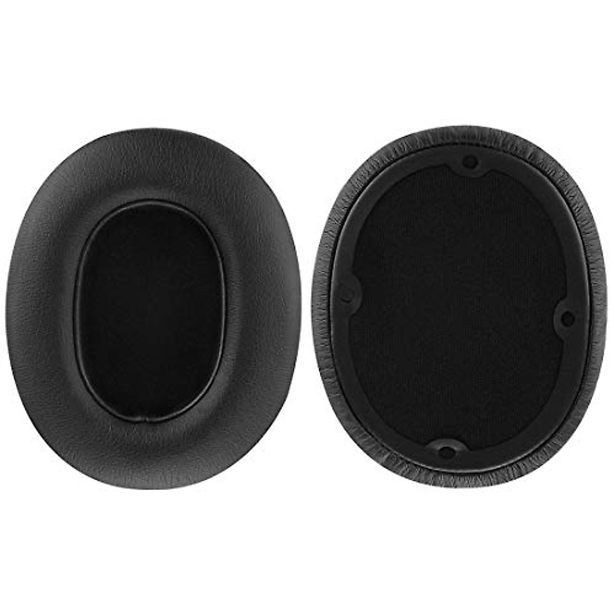 Geekria QuickFit Protein Leather Replacement Ear Pads for Meze 99 Classics, Meze 99 Neo Headphones Earpads, Headset Ear Cushion Repair Parts (Black)