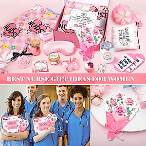 Nurse Gifts for Women, Nurses Day 2025 Gift, Nurses Week Gift Nurse Appreciation Gifts Set, Get Well Soon Care Package Relaxing Spa Gifts Set, Thank You Gifts Box for Nursing, RN, Nur se Practitioner