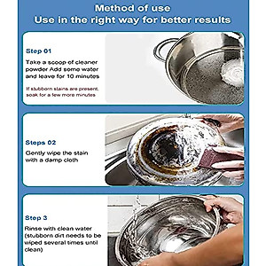 Foam Rust Remover Kitchen All-Purpose Cleaning Powder, 2023 Kitchenware Cleaning Agent, Kitchen Clean All Purpose Cleaning Foam, Multi-Purpose Foam Cleaner Rust Remover, Soak to Clean Greasy Dirt (1Pcs)