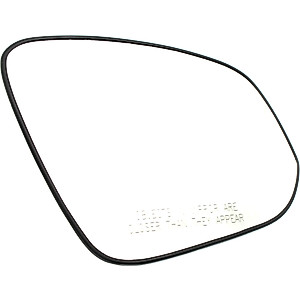 Kool-Vue Passenger Side Mirror Glass Compatible with 2013-2018 Toyota RAV4, North America Built Vehicle, Convex Heated With Backing Plate