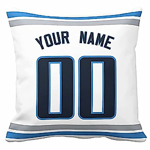 Tennessee Throw Pillow Custom Any Name and Number for Men Youth Boy Gift