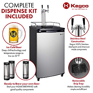 Kegco HBK199S-2 Keg Dispenser