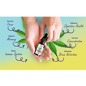 Organic Hemp Seed Oil (4 Oz), Peppermint Flavor, High Potency 30,000 mg - Natural Pain Relief, Helps Sleep, Relaxation & Mood, Transparent Hemp Oil Dosage, Non-Habit Forming - Non-GMO, Vegan