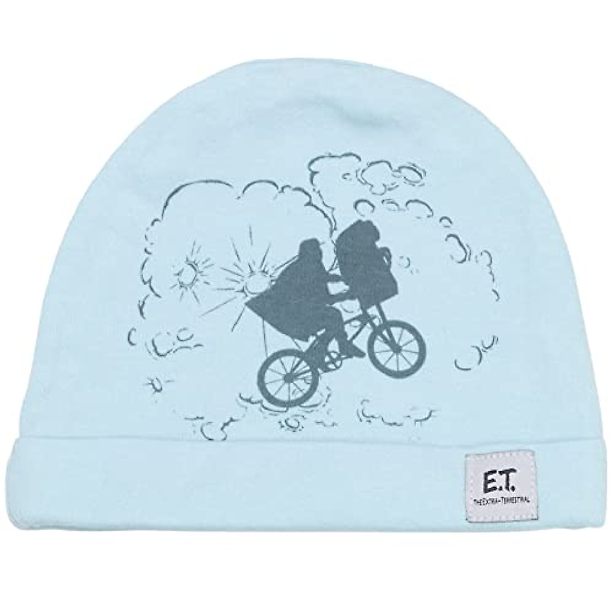 E.T. the Extra-Terrestrial Welcome to the Universe Baby Baby Bodysuit, Pant & Hat 3 Piece Set Tusk/Dark Grey Heather 3-6 Months